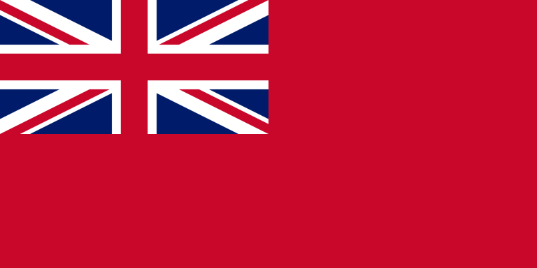 British Red Ensign | British Flag of the Revolutionary War ...