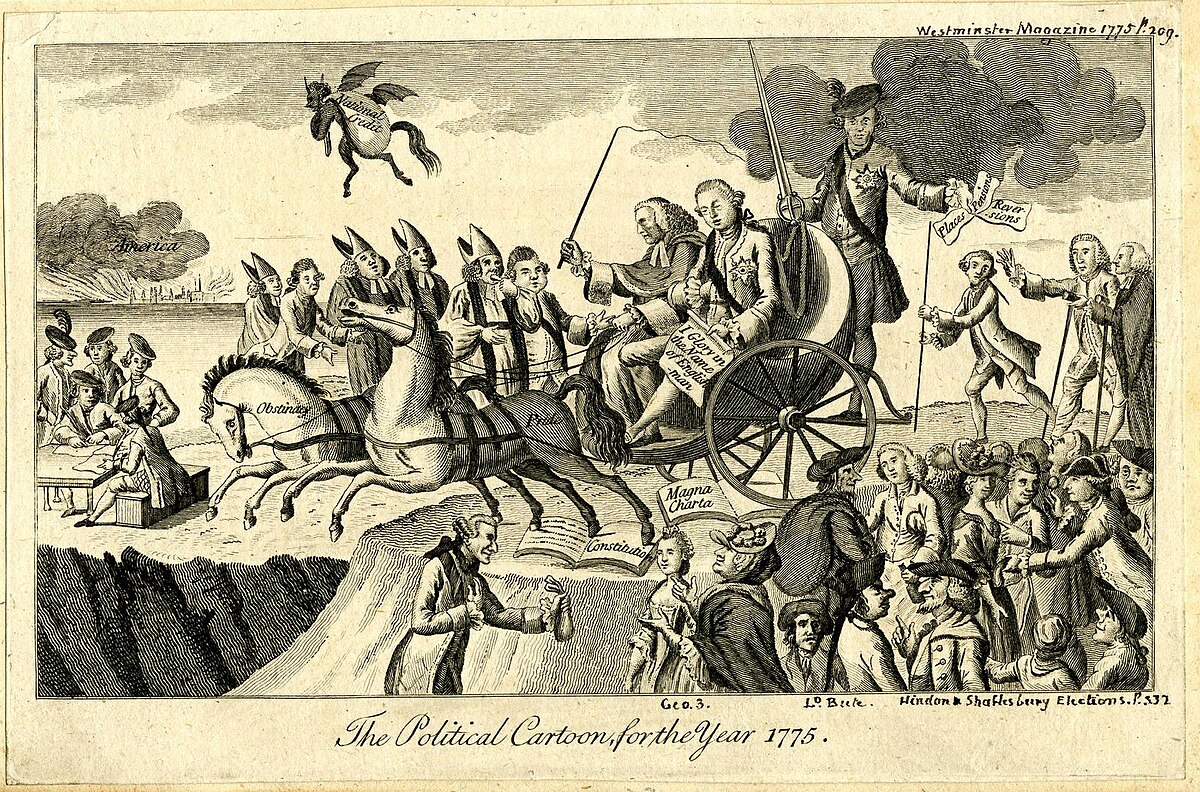 American Revolution Political Cartoons | 9 Examples ...