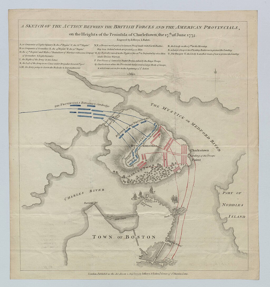 Battle Of Bunker Hill Map